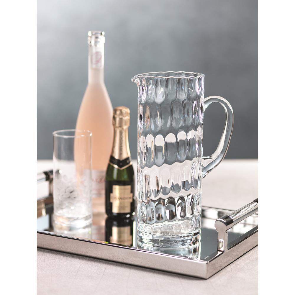 Zodax Lagoon 11-Inch Tall Glass Pitcher – Kulture Bomb